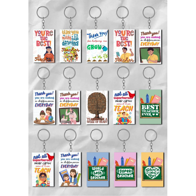 Teachers day gift /teachers day keychain | Shopee Philippines