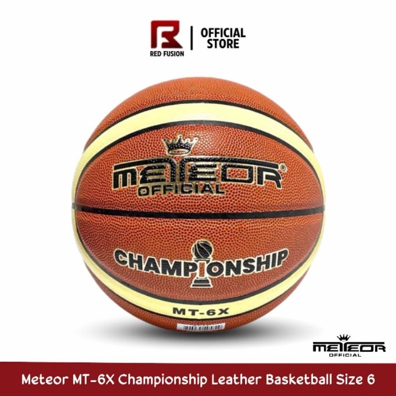 Meteor Championship Leather Basketball Size 6 | Shopee Philippines