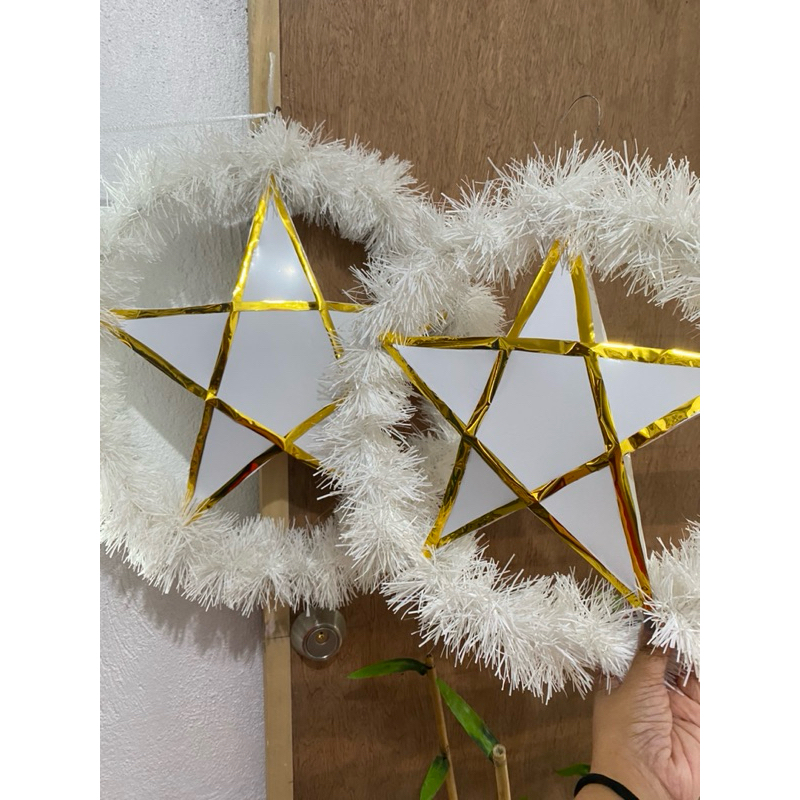Parol Star Tradional Christmas Decoration 17inch star Shopee Philippines