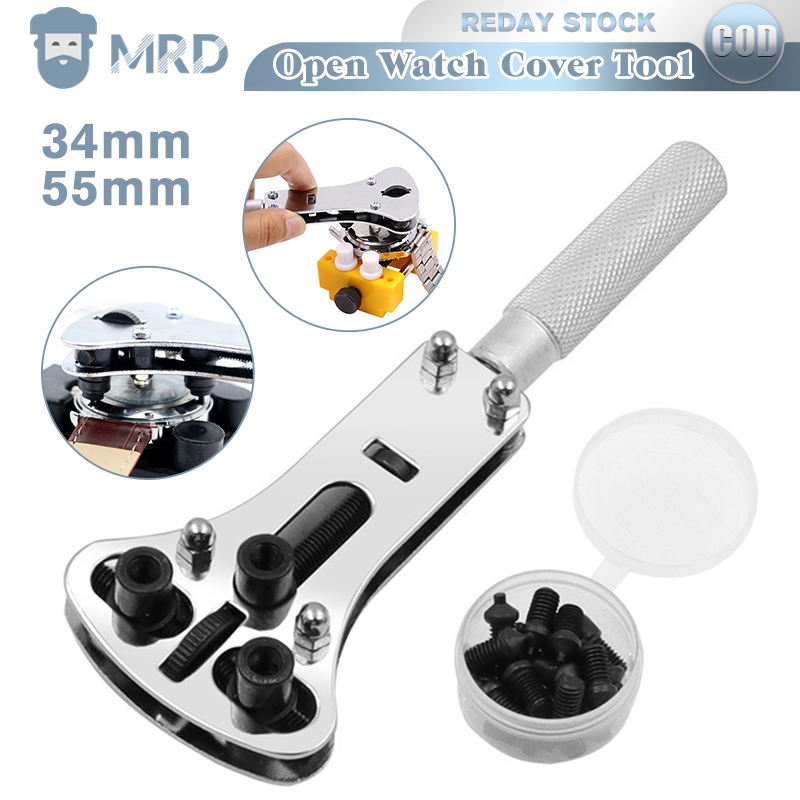 Opener Wrench for Large Watch, Adjustable 3 Claws Screw Watch Back ...