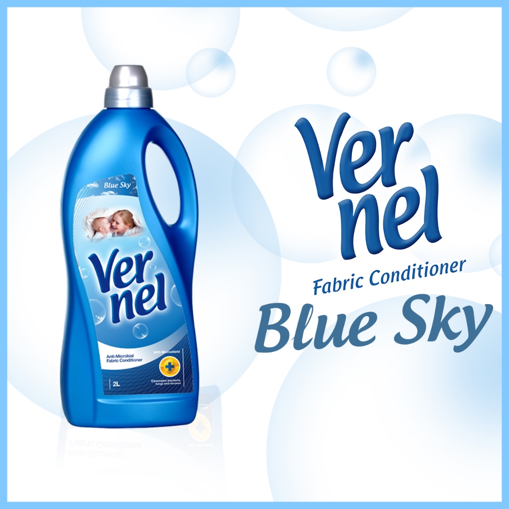 Vernel Blue Sky Fabric Conditioner 2 Liter (Regular) | Shopee Philippines