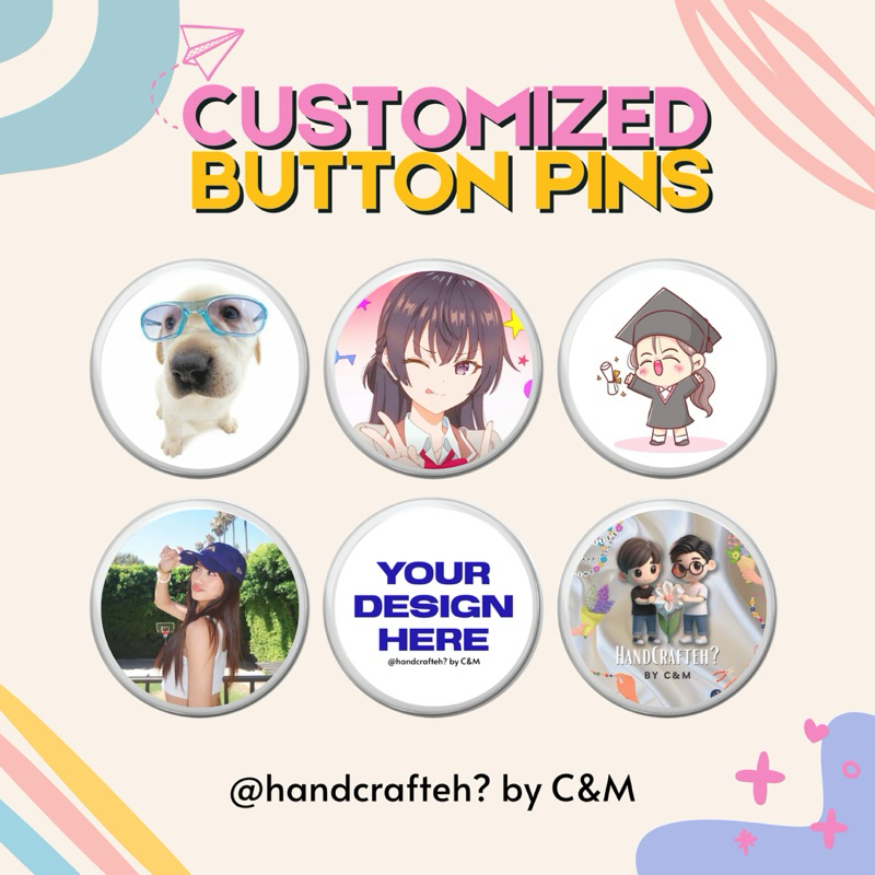 customized pin button 58mm, bini pin, cup of joe pin, perfect for ...