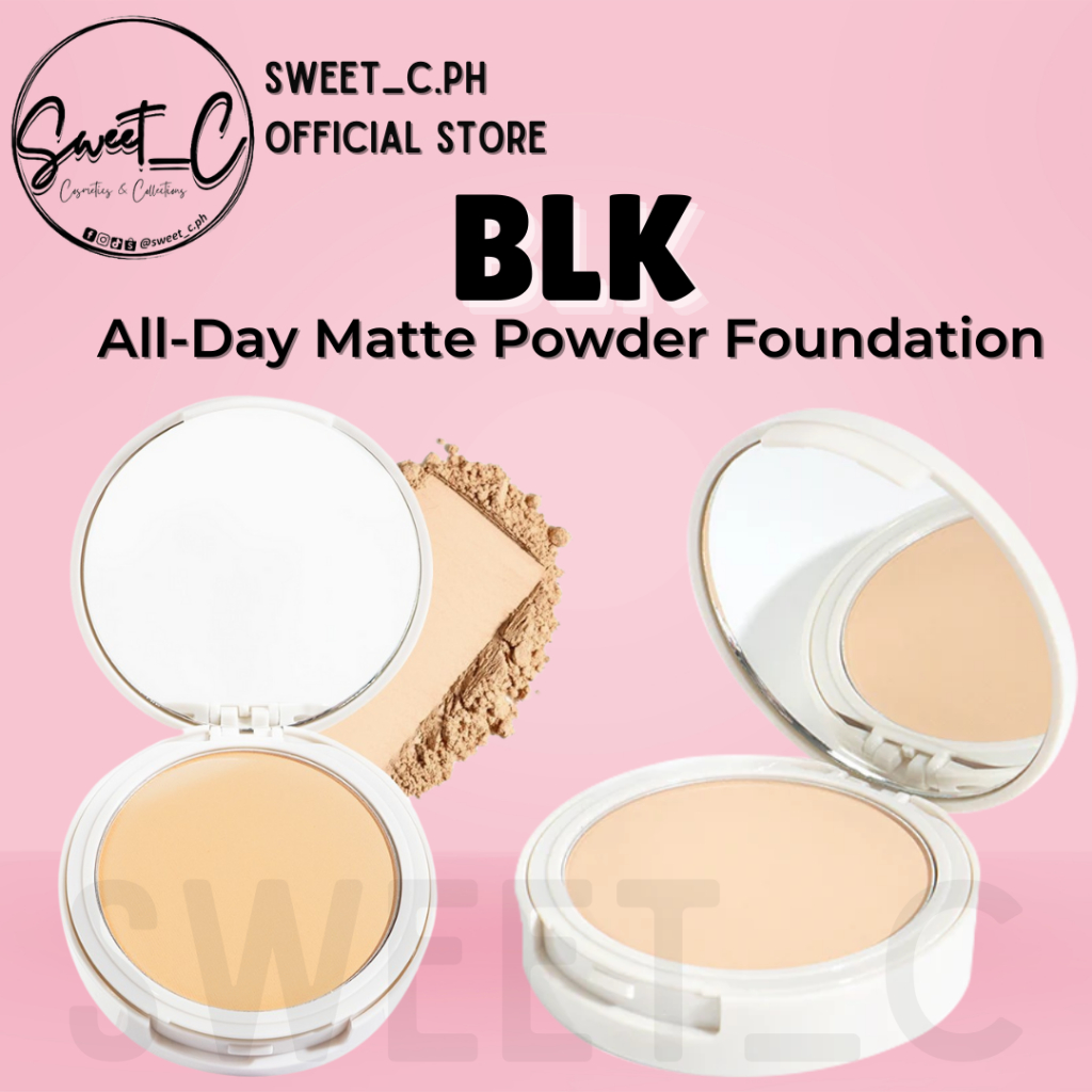 Blk Cosmetics All Day Matte Powder Foundation | Shopee Philippines