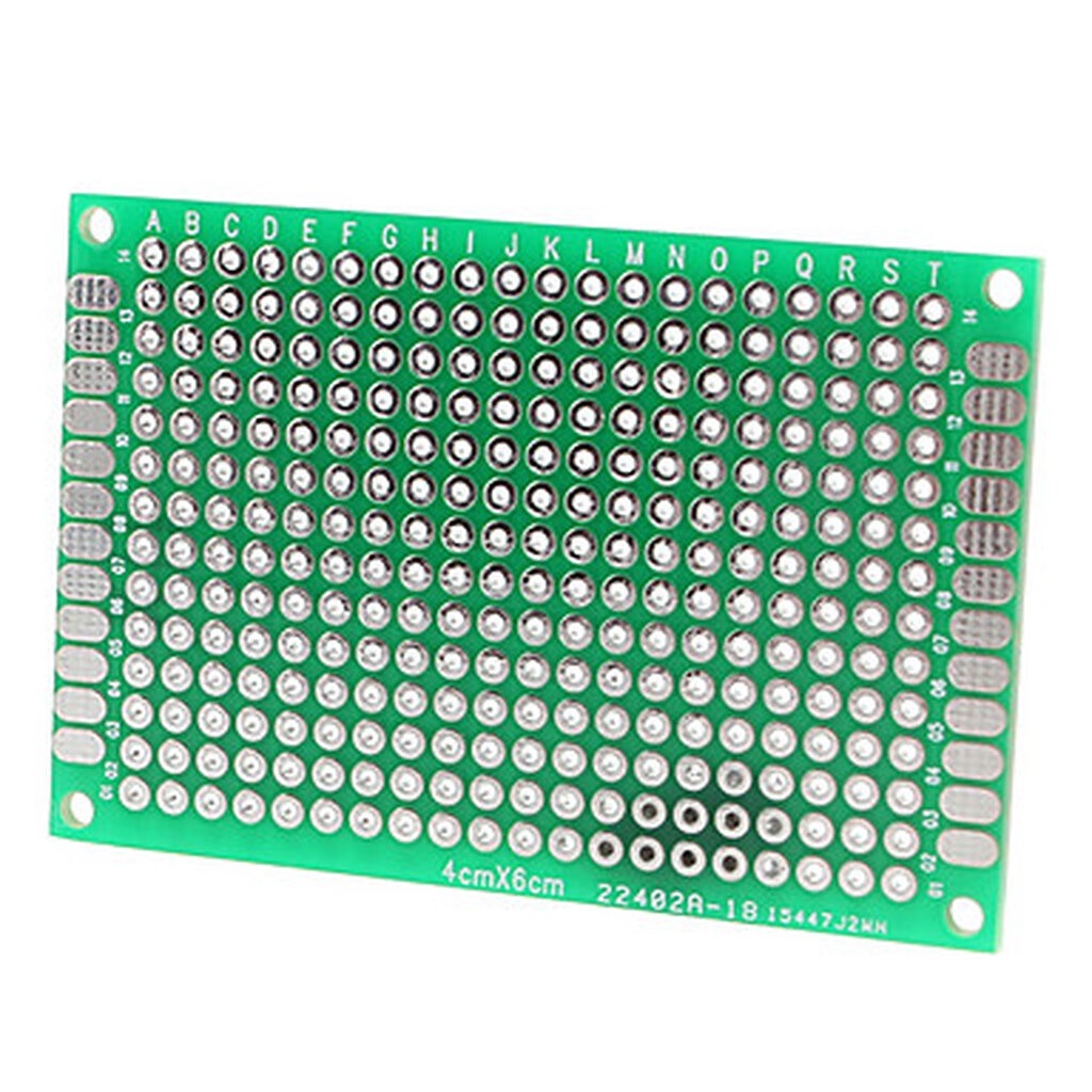 PCB UNIVERSAL BOARD GREEN (SINGLE/DOUBLE SIDED) PROTOBOARD Prototyping ...