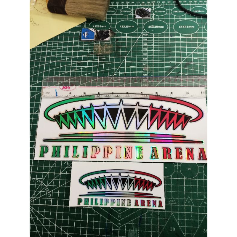 PHILIPPINE ARENA CARSTICKER DECALS PRINTED LAMINATED HOLOGRAM VINYL ...