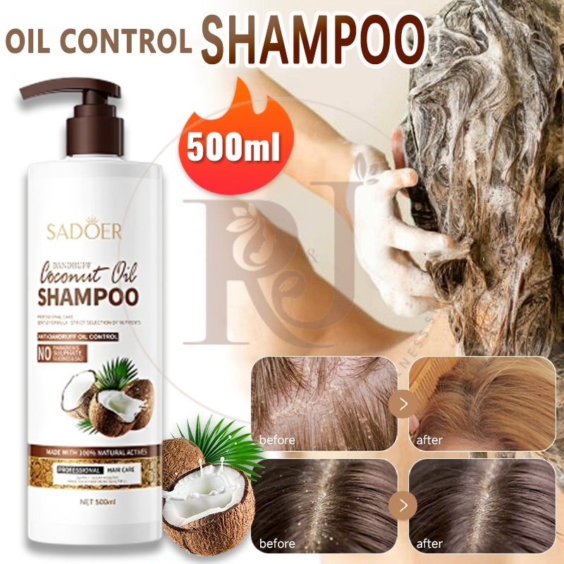 Coconut Hair Mask Shampoo SADOER Hair Care Dry Frizz Maintenance ...