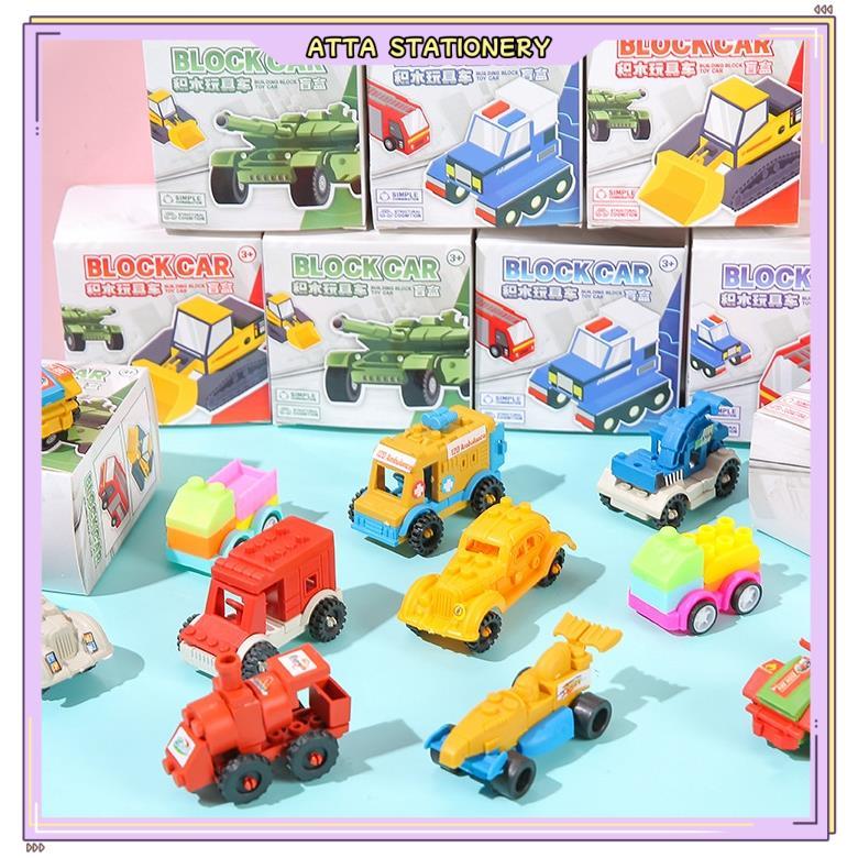 Children's Assembled Building Block Toy Car Deformation Robot ...