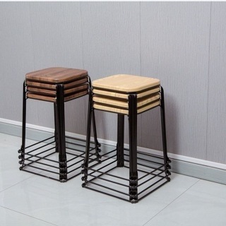 Modern wind steel stool for different spaces like home, bar and dining ...