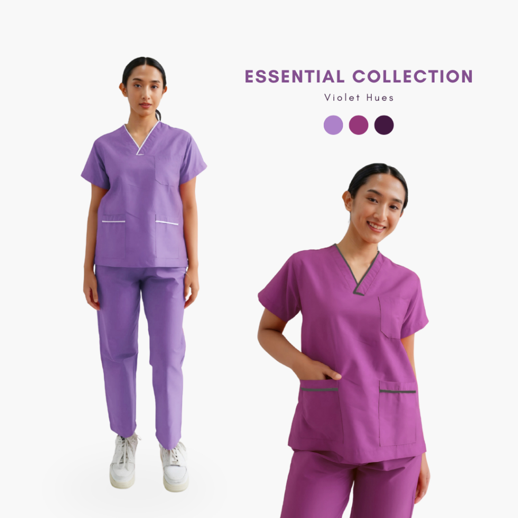 Snicosh Premium Cotton Scrub suit Set | Essential Collection | Shopee ...