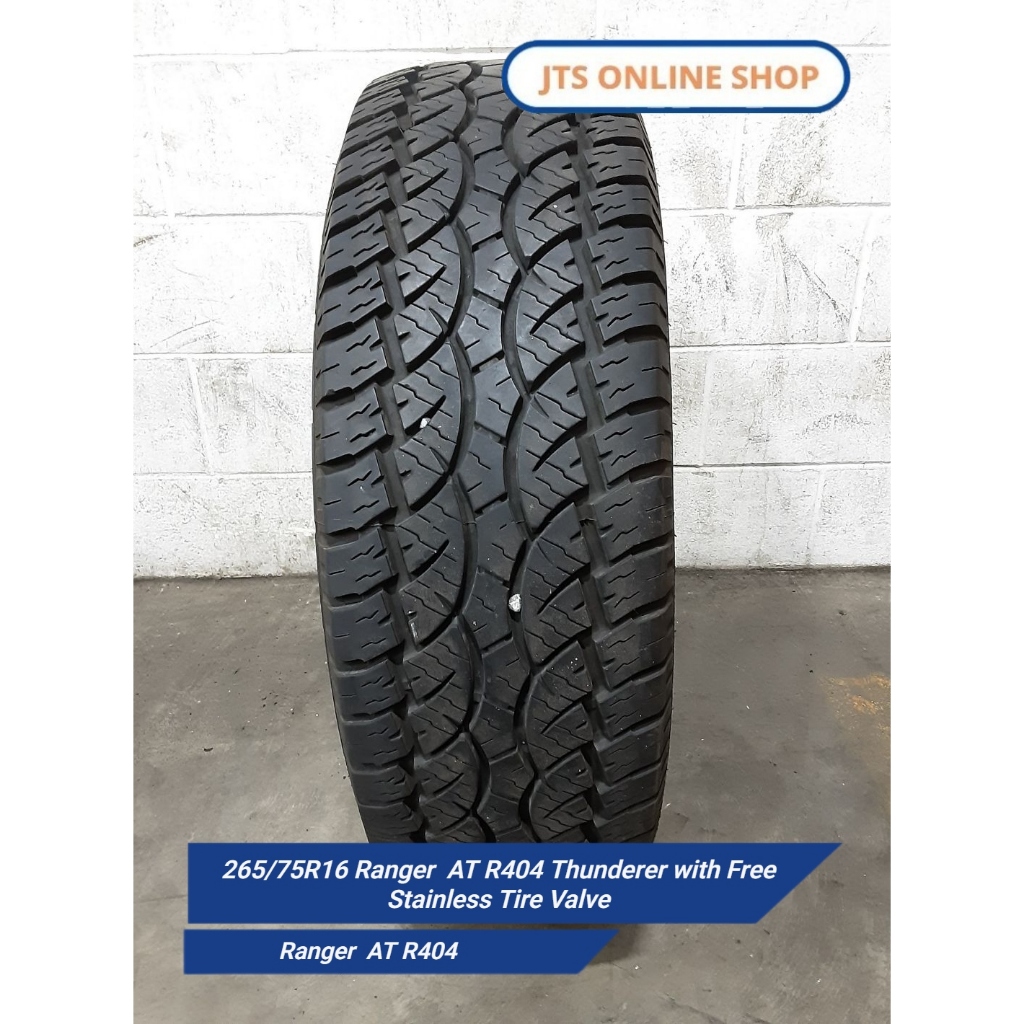 265/75R16 Ranger AT R404 Thunderer with Free Stainless Tire Valve ...