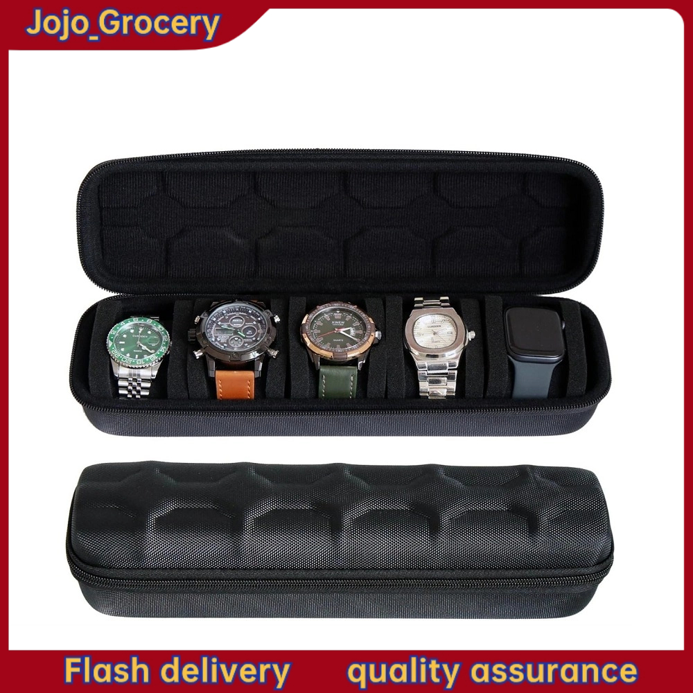1-5 Slots Watch Organizer Box For Men Women Watch Display Portable ...
