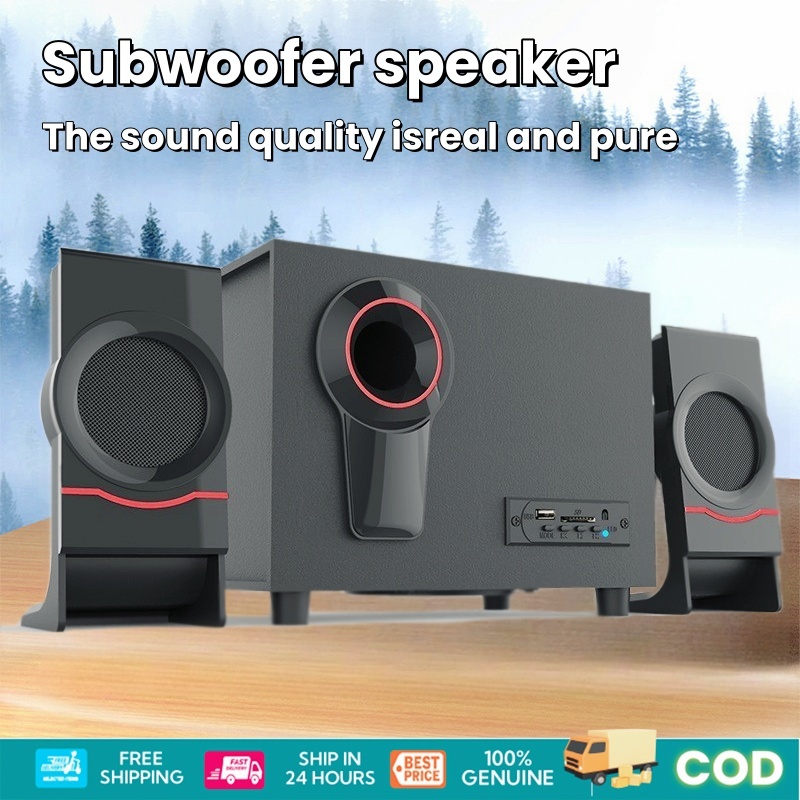 Bluetooth speaker for computer Portable Big Size stereo Home Surround ...
