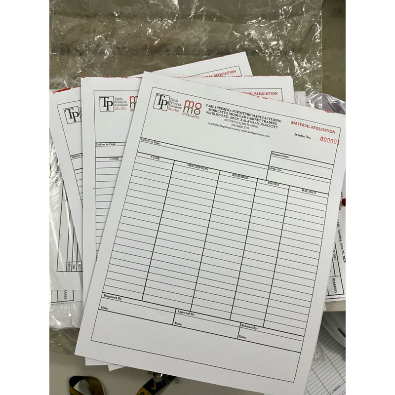 Customized Acknowledgement Receipt/Delivery receipt | Shopee Philippines