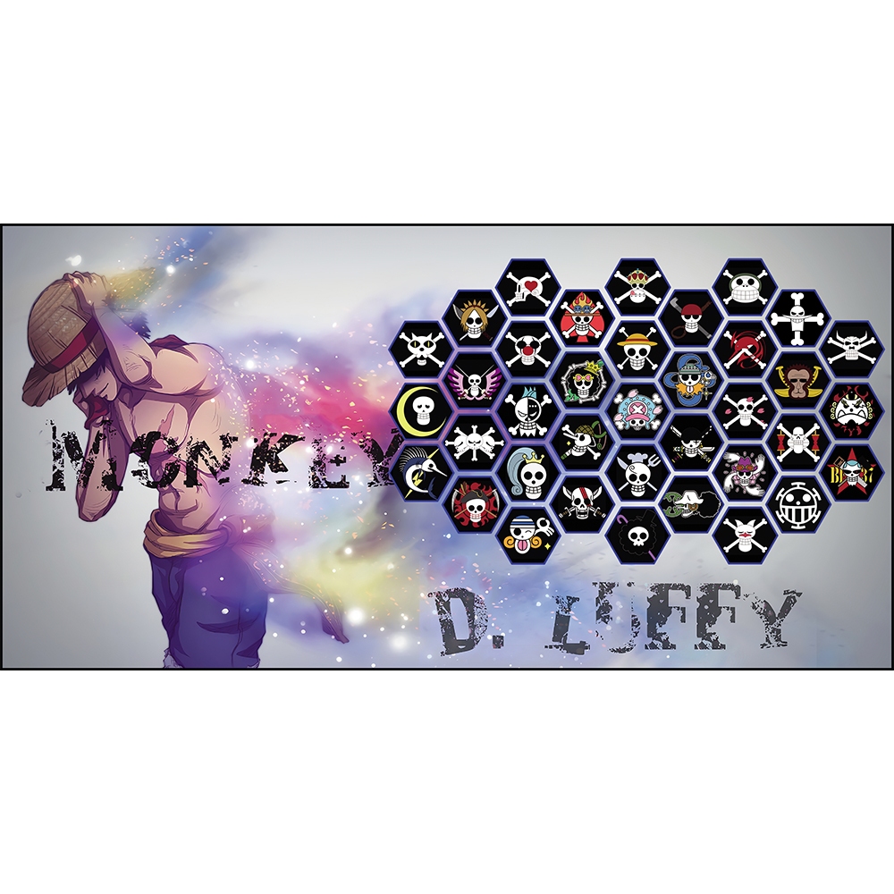 ONE PIECE Anime 5 Pieces Posters Wall Decoration Waterproof Walls ...