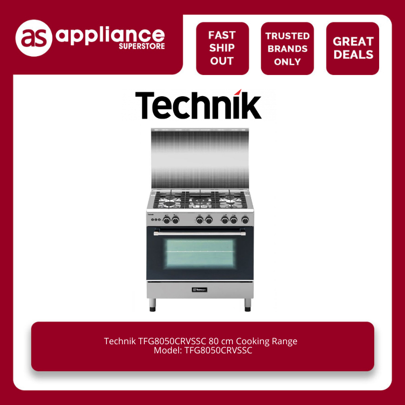 Technik TFG8050CRVSSC 80 cm Cooking Range | Shopee Philippines
