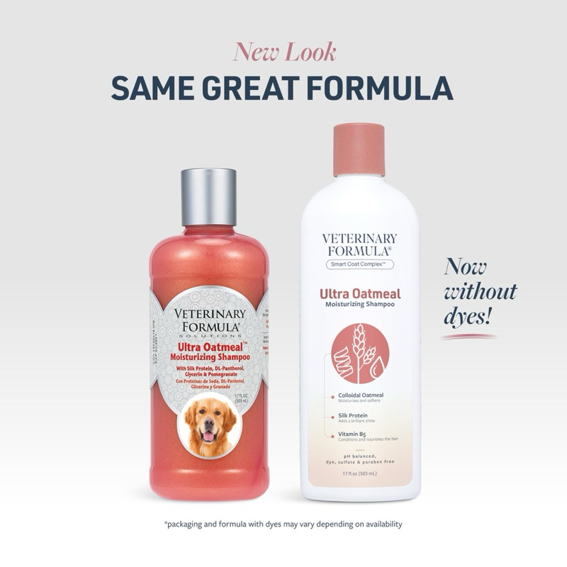 Veterinary Formula Ultra Oatmeal Shampoo & Conditioner for dogs, 503ml ...