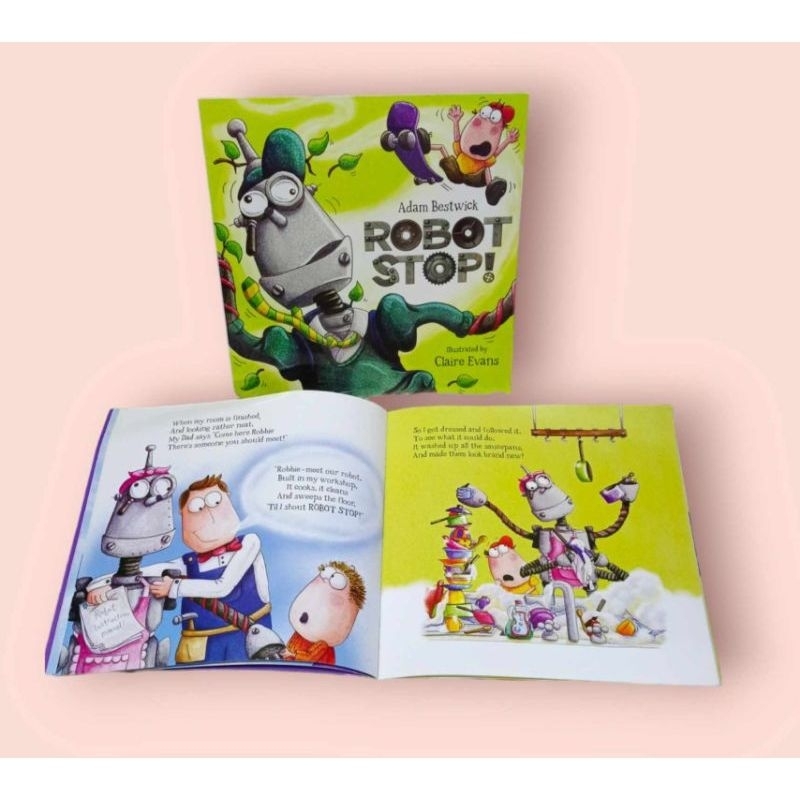 StoryBook Robot Stop illustrated children stories | Shopee Philippines