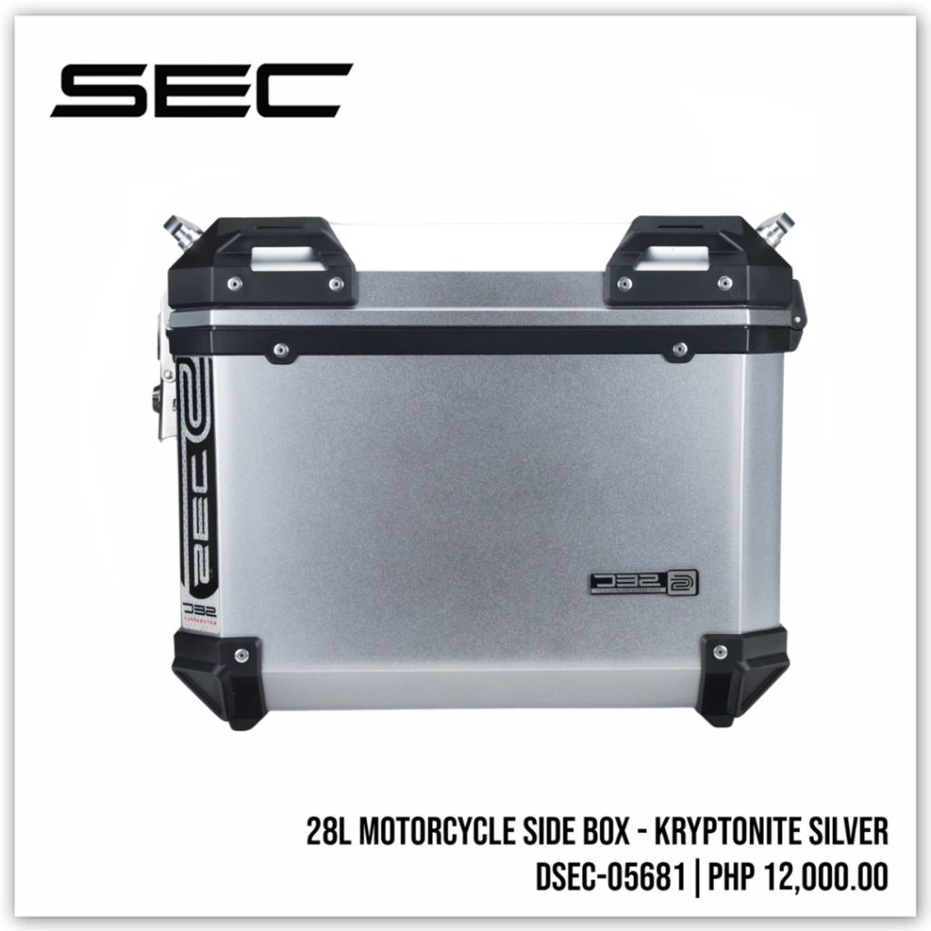 SEC Topbox 28 Liters for Motorcycle Side Box - Kryptonite SEC Topbox 28 Liters for Motorcycle Side Box - Kryptonite