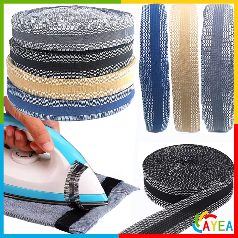 Self-Adhesive Pant Mouth Paste Pants Edge Shorten Repair Iron-On Hem No Sew Hemming Fabric ...
