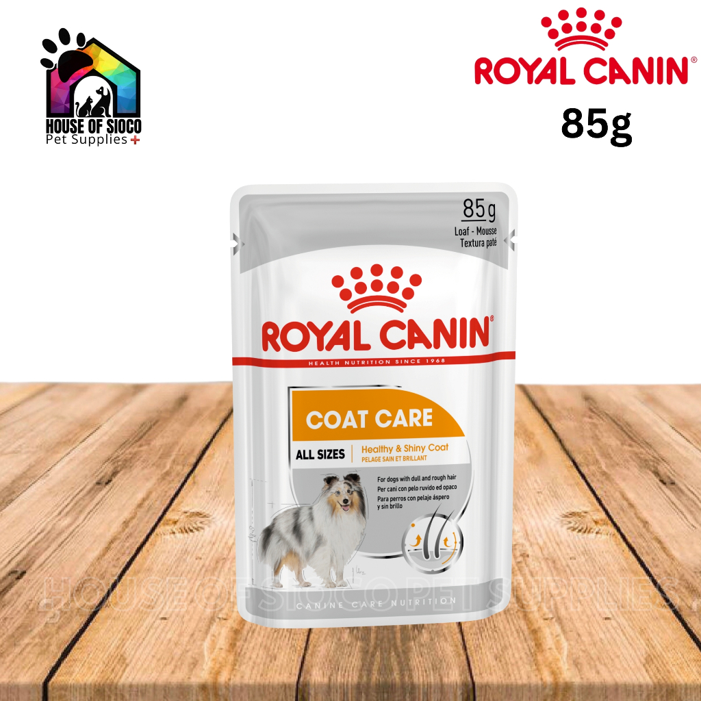 Royal Canin Coat Care Loaf (85g) Adult Wet Dog Food - Canine Care ...