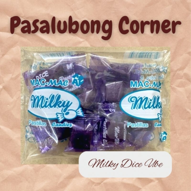 Milky Dice Ube Pastillas (12 pieces) | Shopee Philippines