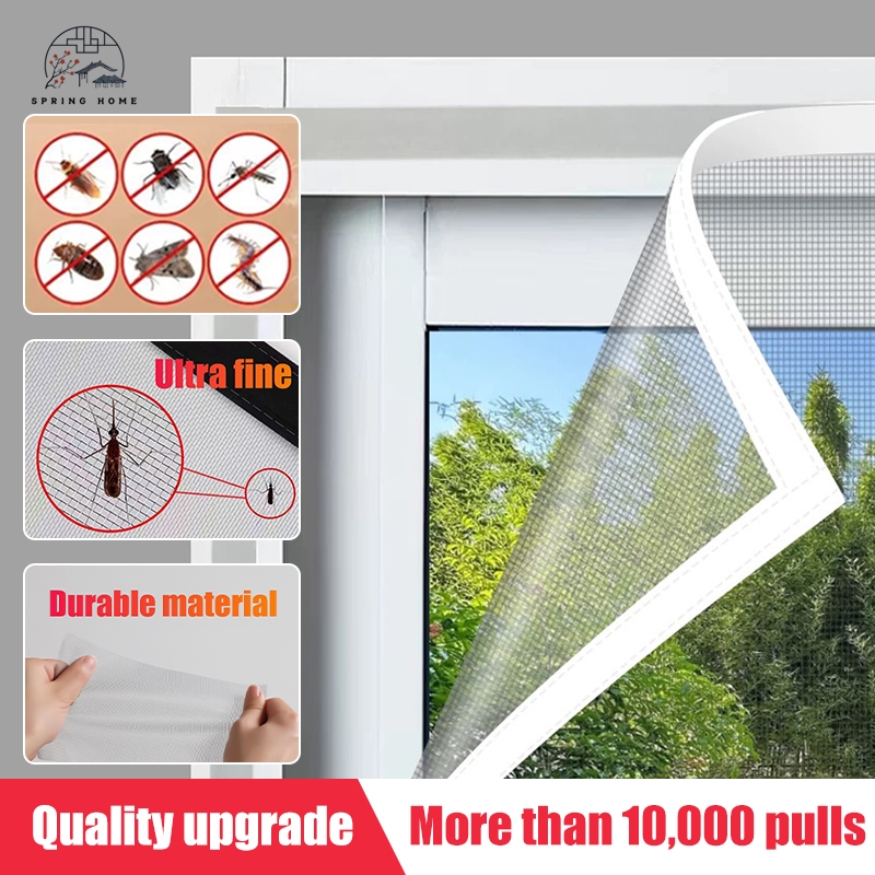 Window Screen Net Self-Adhesive Window Netting Anti-Mosquito Net ...