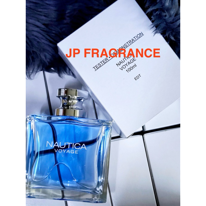 Authorized reseller Nautica Voyage 100ml demo bottle with Cap | Shopee ...