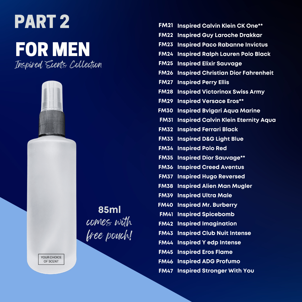 COD - (PART 2) 85ml Oil Based Perfume for MEN by CENTRAL FRAGRANCE ...