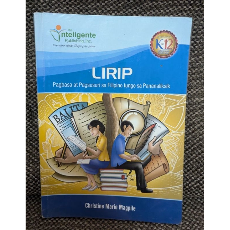 Lirip Pagbasa at Pagsusuri sa Filipino Tungo sa Pananaliksik (Used ...