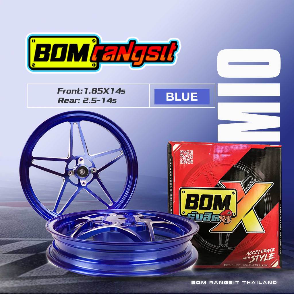 Bom Rangsit Bom X Mags Cnc For Yamaha Mio Sporty/ Mio i 125 Star Mags ...