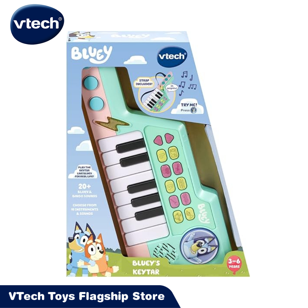 VTech Bluey Bluey's Keytar | Shopee Philippines