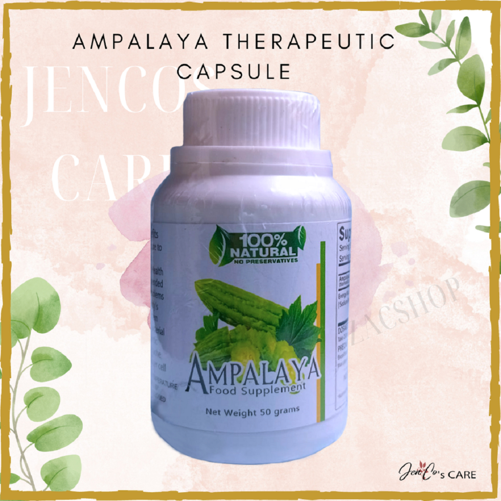Ampalaya Capsules, pamparegla, highblood, diabetes | Shopee Philippines