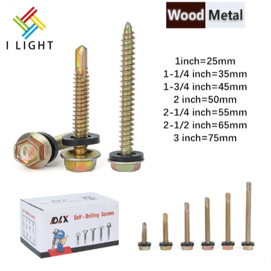 Tex Screw For Metal And Wood 1-3 Inch Quality Stainless (570pcs/boxs ...