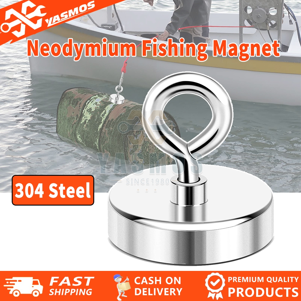 Super Strong Neodymium Fishing Magnets Heavy Duty Rare Earth Magnet ...