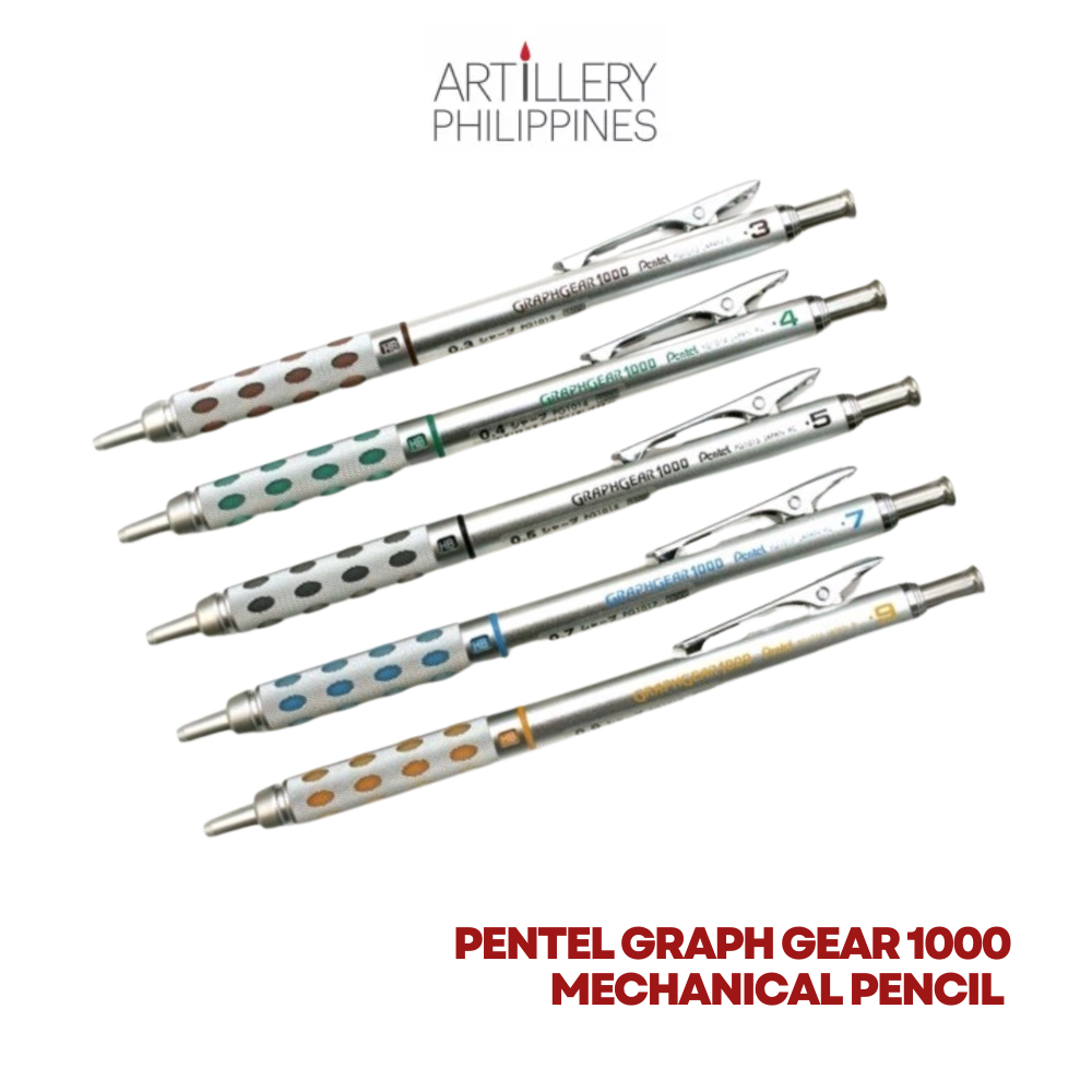 Pentel Graph Gear 1000 Mechanical Pencil [0.3mm 0.4mm 0.5mm 0.7mm] for ...
