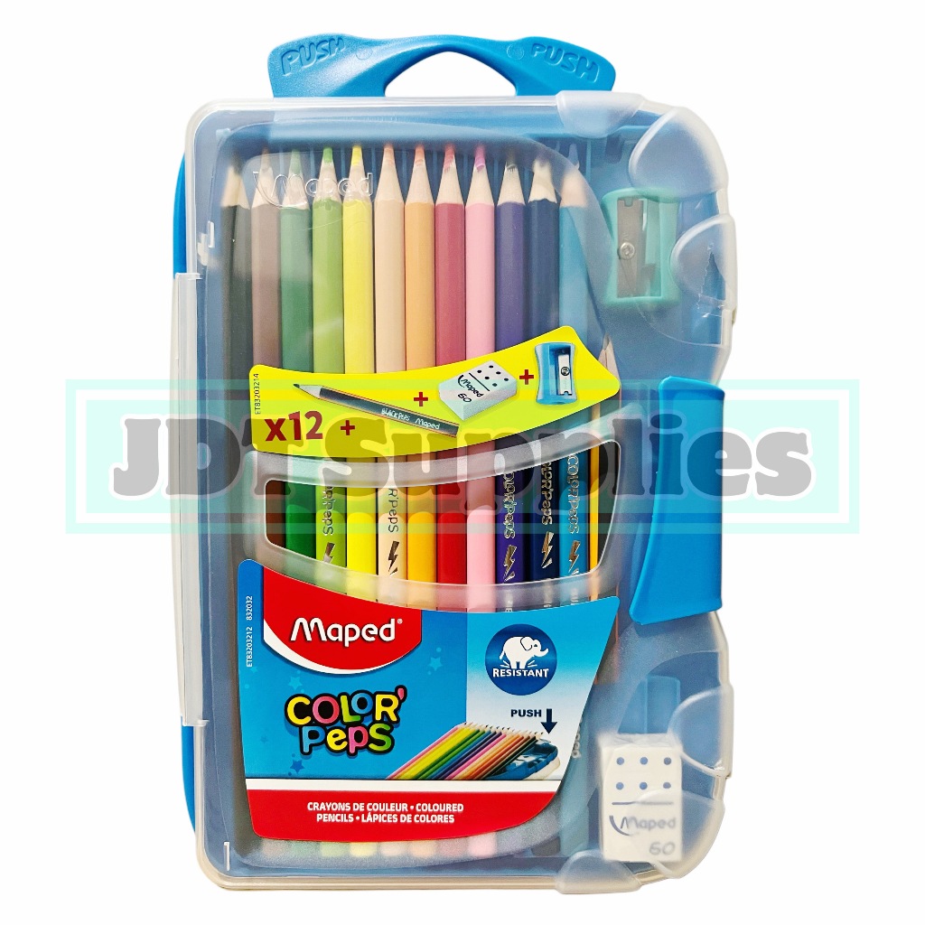 Maped Smart Box Color Pencil Set (12 Colors) | Shopee Philippines
