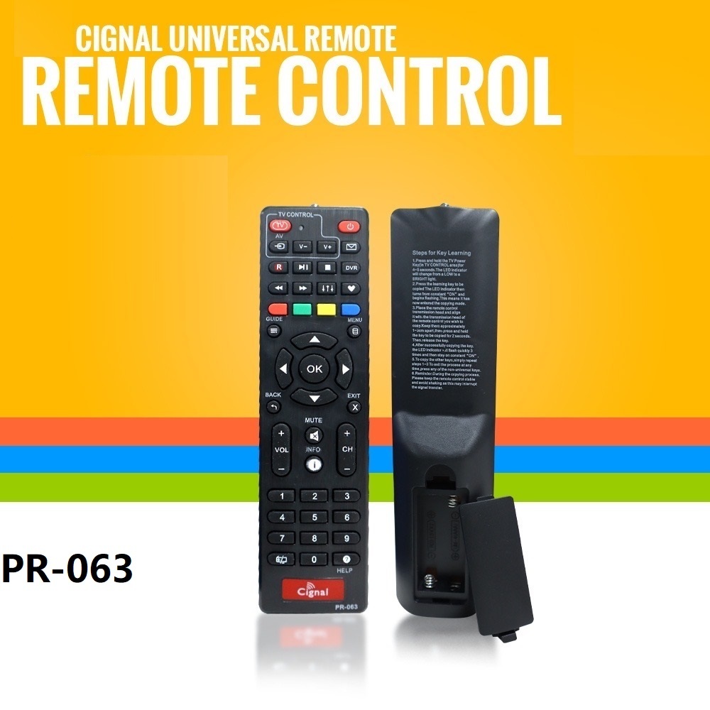 SATA Universal Cignal Remote Control with Key Learning for Cignal HD TV ...