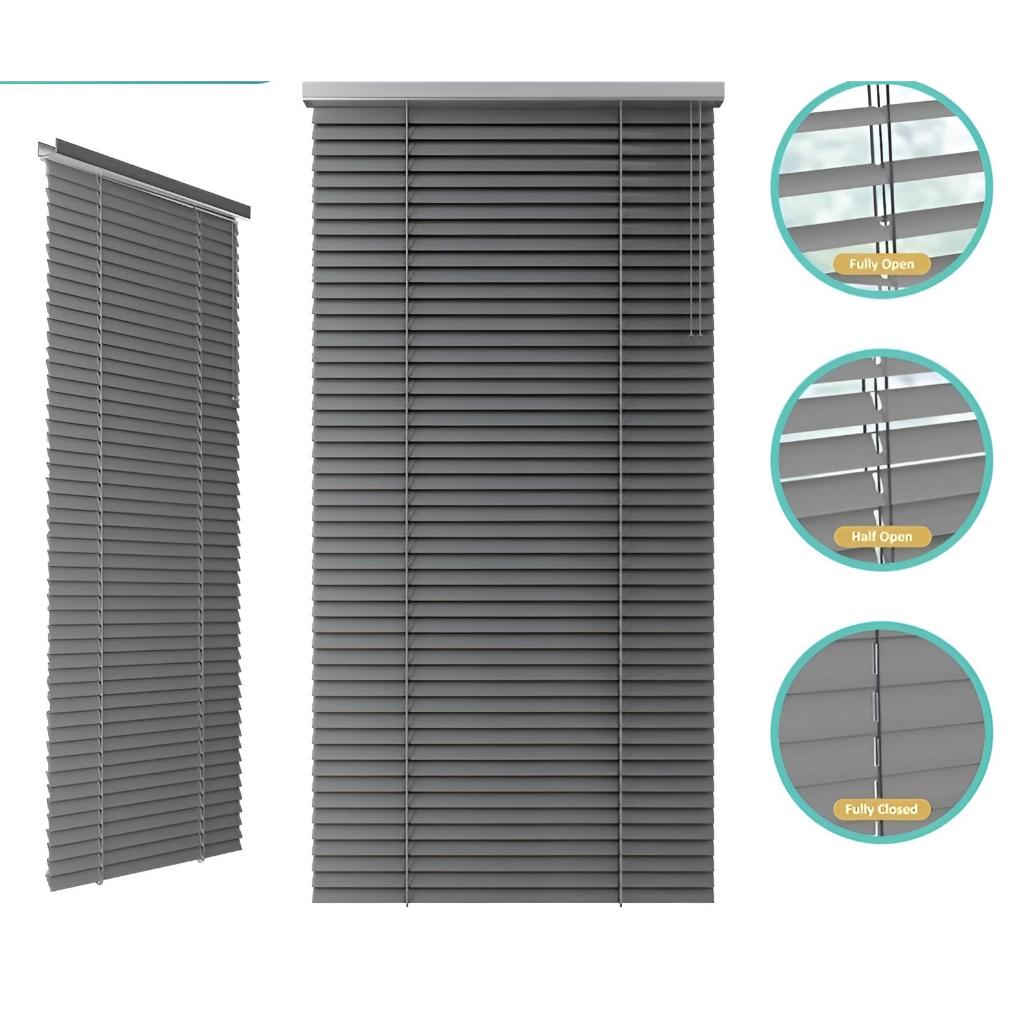 1 Pcs PVC Curtains simple modern venetian blinds bedroom bathroom ...