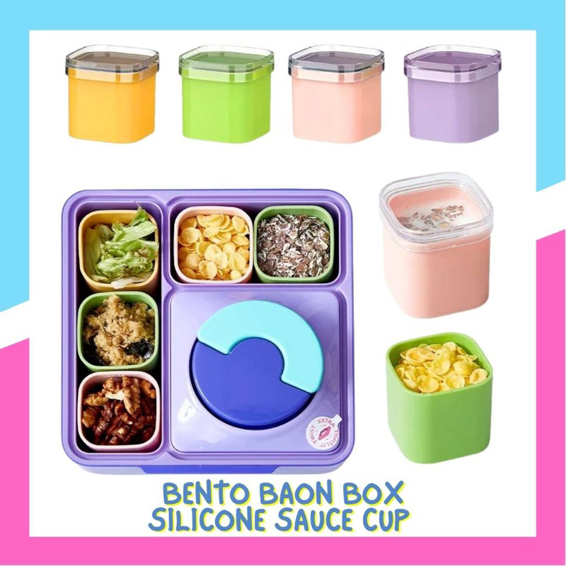 Bento Baon Silicone Sauce Cups – Ideal for Omie, Bbox, and Most ...