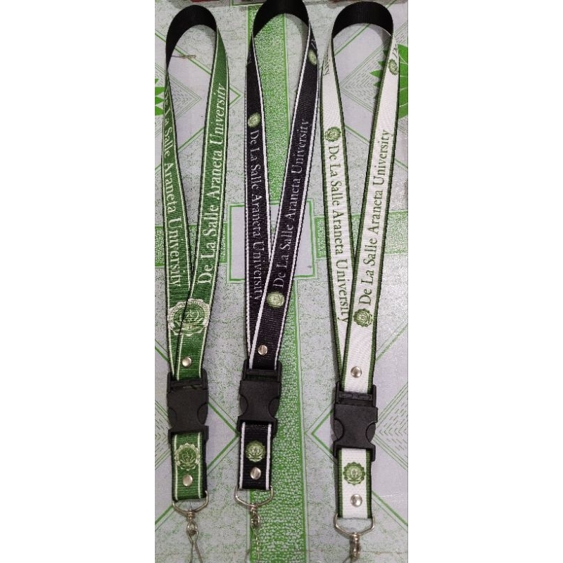 DE LA SALLE ARANETA LANYARDS UNIVERSITY LANYARDS ID LACE | Shopee ...