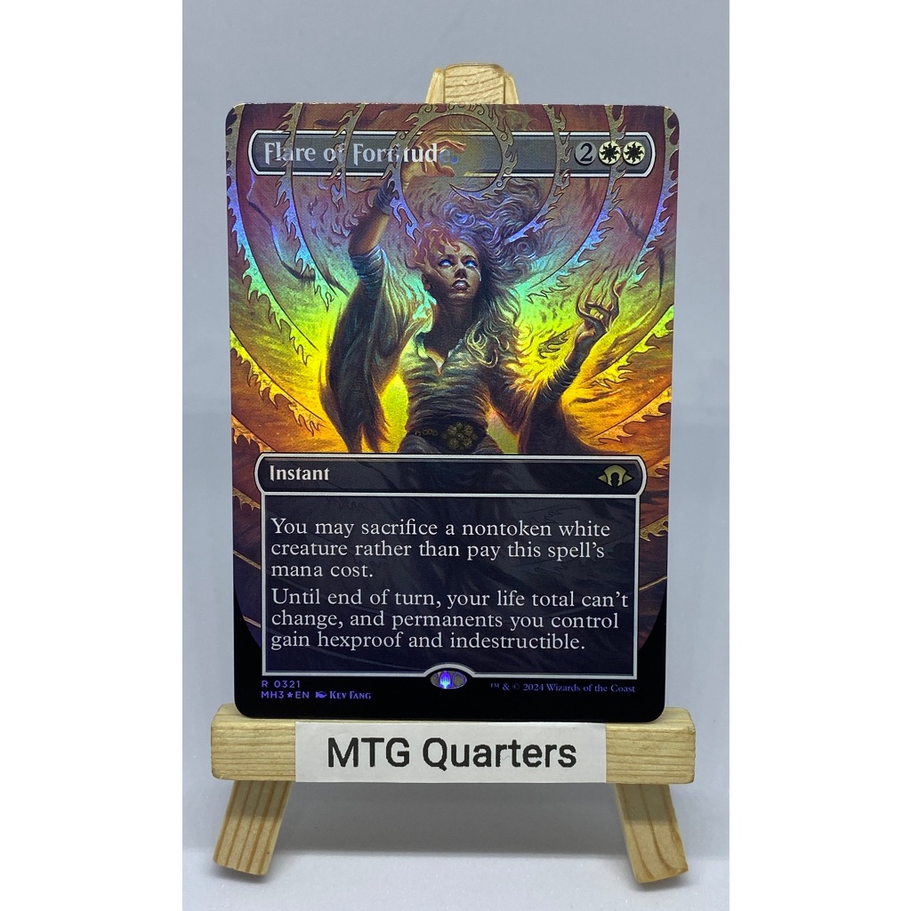 Pr0xy Card - Flare of Fortitude (Borderless Foil) | Modern Horizons 3 ...