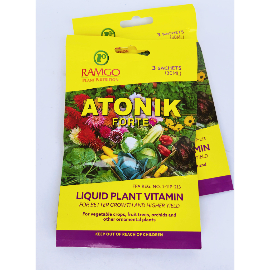 Atonik Forte Liquid Plant Vitamin 3 x 10mL Sachets (Japan) | Shopee ...