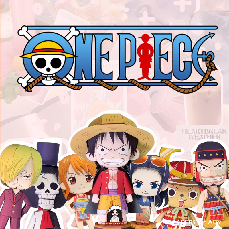One Piece (Part 1) Paper Craft / Paper Anime Action Figure | Shopee ...