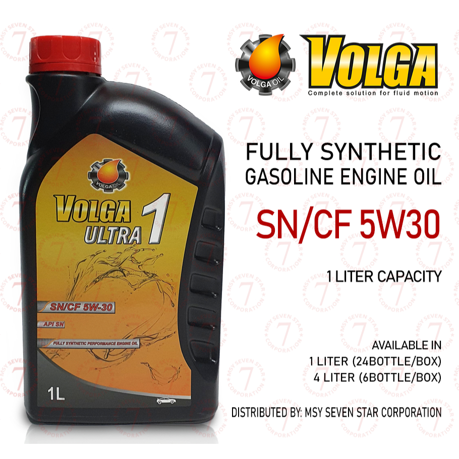 VOLGA SN/CF 5W30 1 Liter Heavy Duty Fully Synthetic Engine Oil | Shopee Philippines