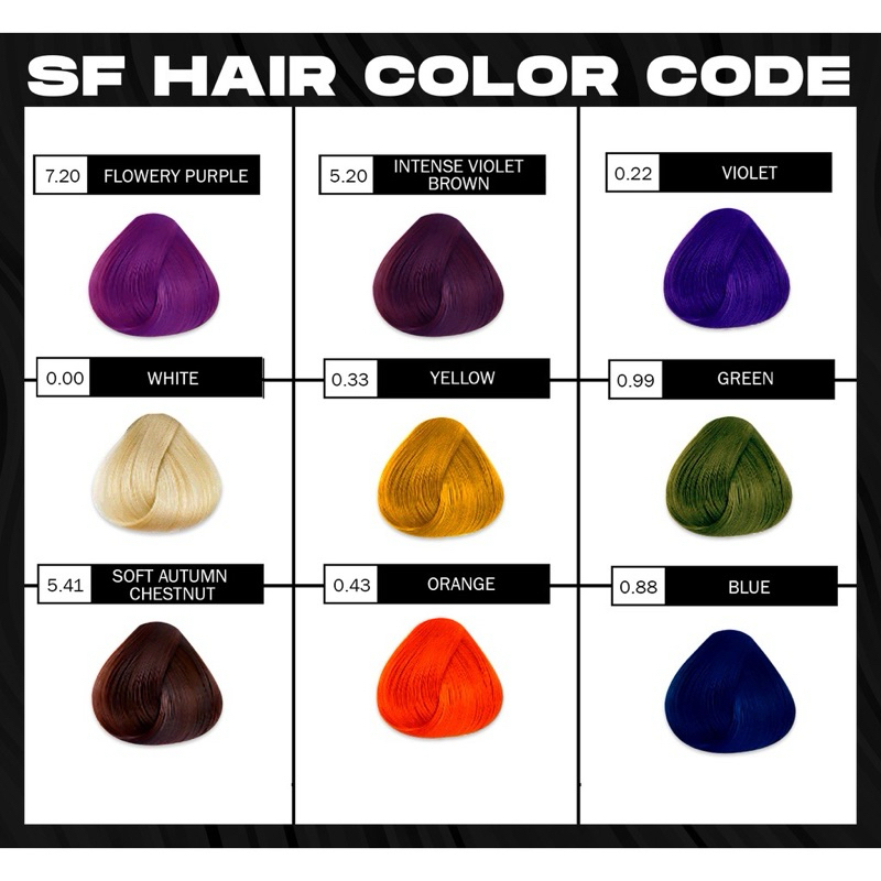 Secret Fragrance Hair Color OTHERS COLORS 100ml (Hair Color Cream Only ...