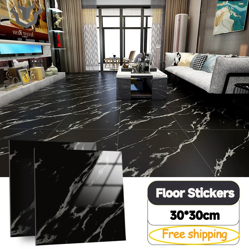 Upgraded Marble Floor Stickers 30*30cm self-adhesive floor sticker ...
