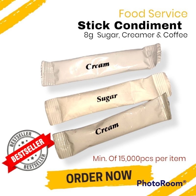 Brown Sugar Stick Type and Creamer Stick type for Coffee and Tea ...
