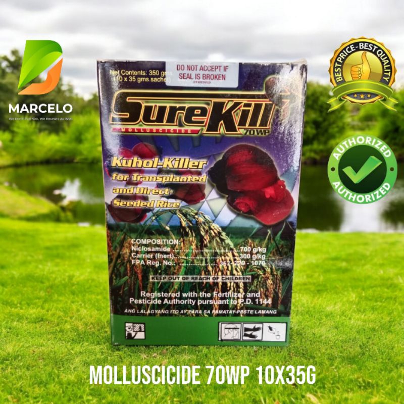 SureKill MOLLUSCICIDE 70WP 350 grams | Shopee Philippines