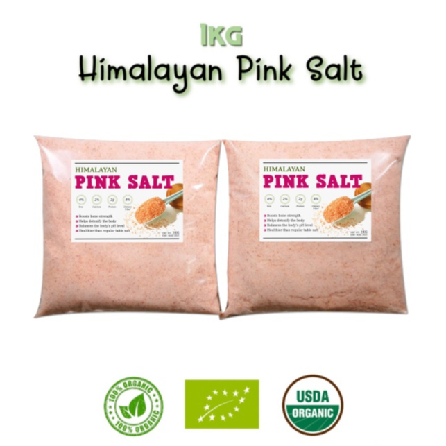 [Bulk] Zenfiber Organiques Himalayan Pink Salt - 1kg/500g | Shopee ...