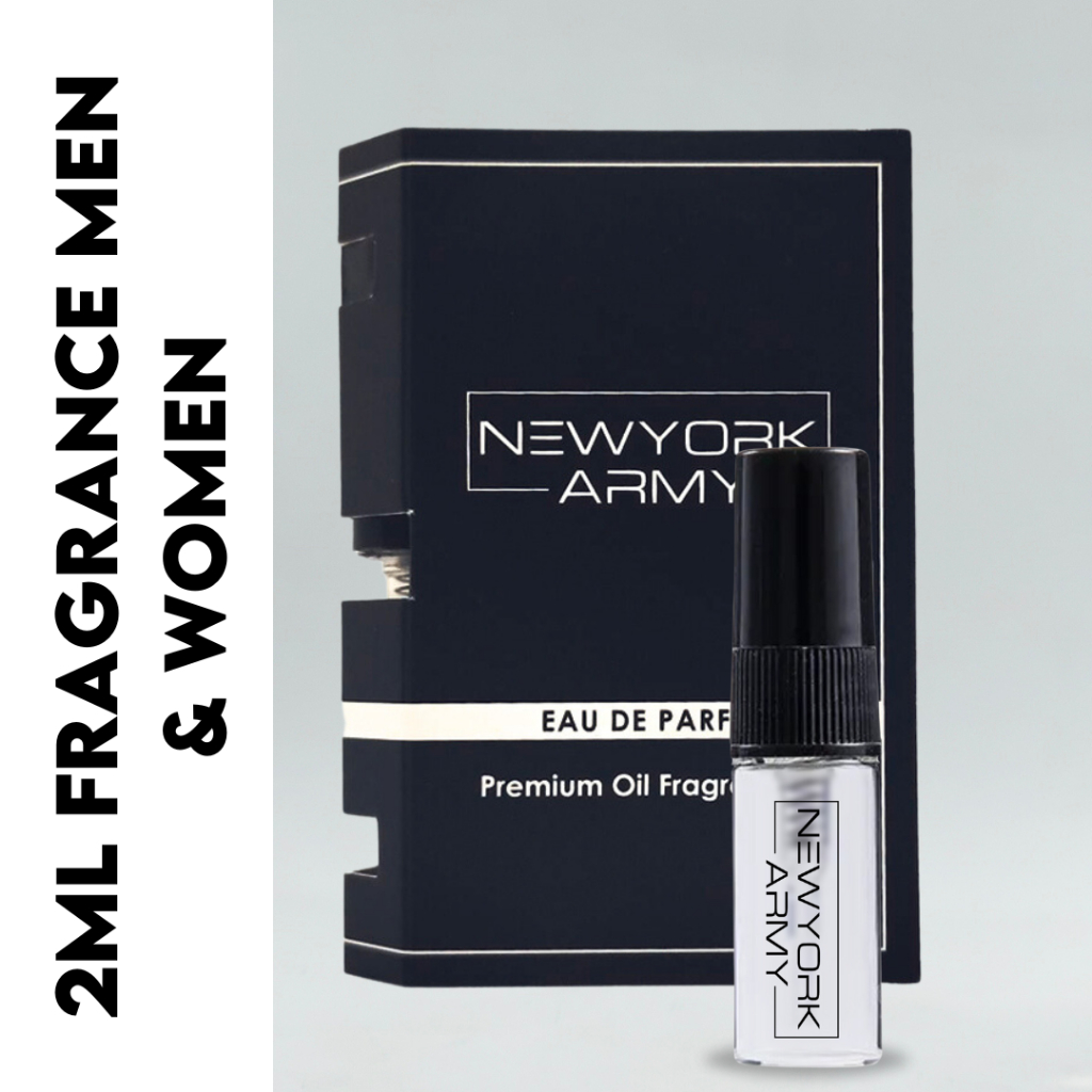 2ML Newyork Army Fragrance for Men & Women | Shopee Philippines